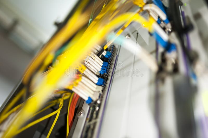 Core Switch Technology in Network Room Place Stock Photo - Image of ...