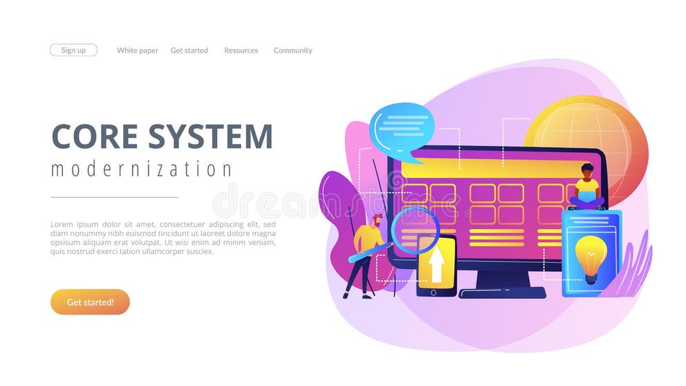 Core System Development Stock Illustrations – 1,450 Core System ...