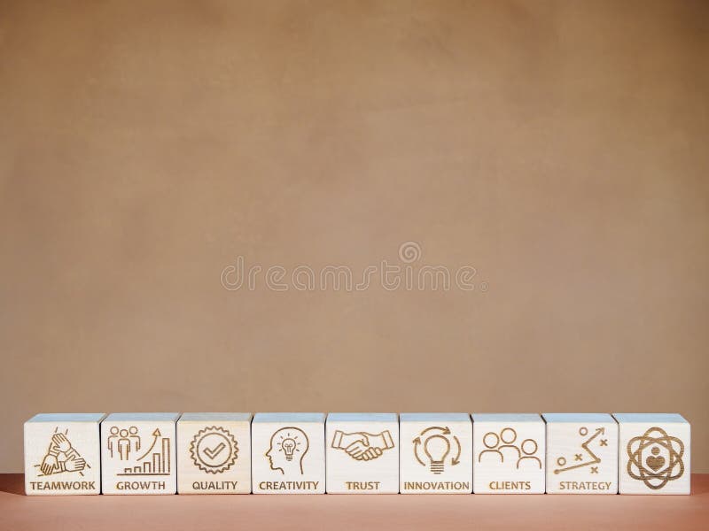 Core Values As a Strategy for Successful Business Stock Image - Image ...