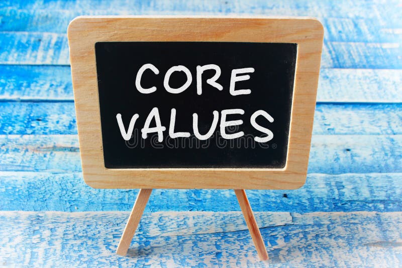 Core Values, Business Ethics Motivational Inspirational Quotes Stock ...