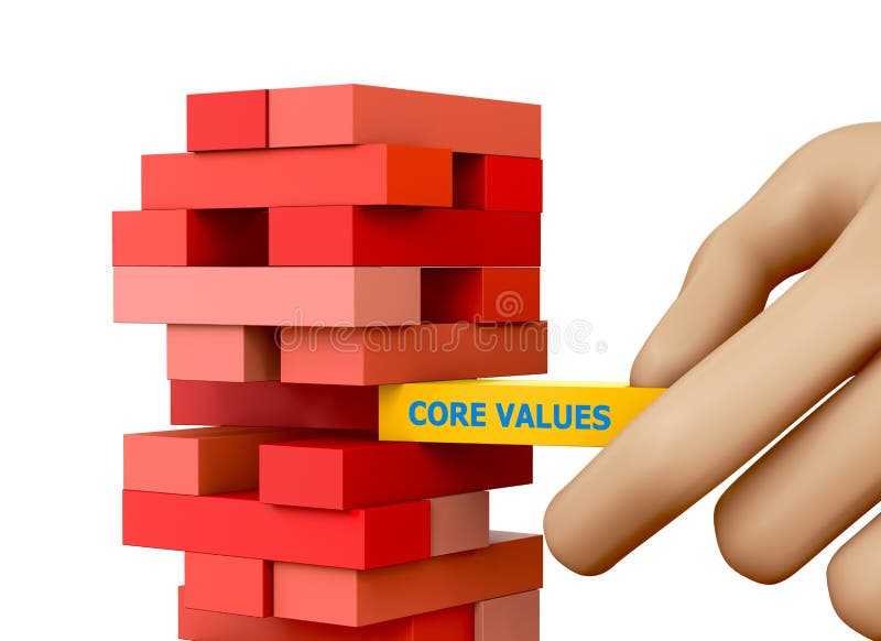 Core values stock illustration. Illustration of businessman - 87595927