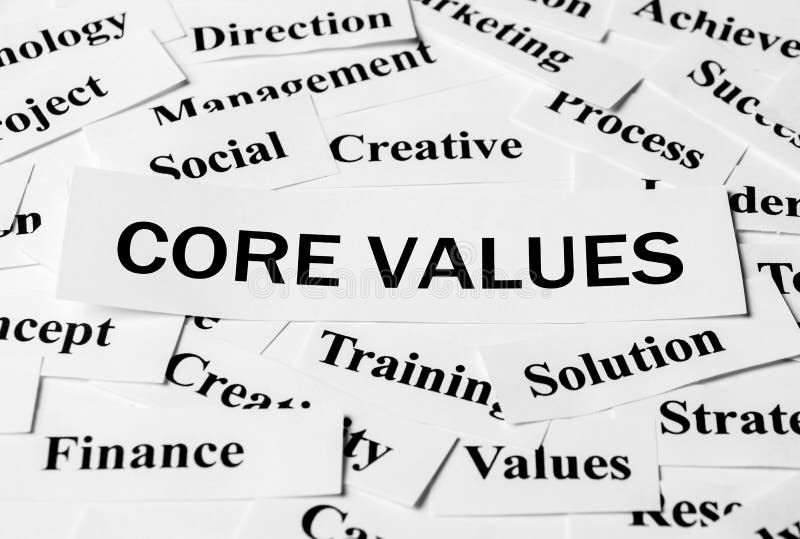 Core Values stock photo. Image of aspirations, goal, forward - 46465408