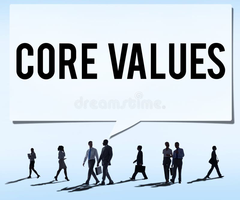 Core Values Core Focus Goals Ideology Main Purpose Concept Stock Image ...