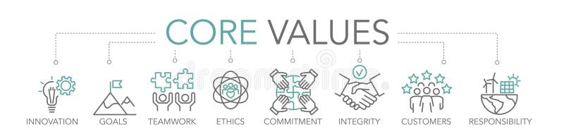 Excellence Concept - Banner with Keywords and Icons Stock Vector ...