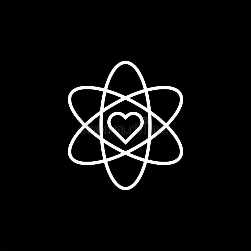 Core Values Icon Isolated on Black Background Stock Vector ...