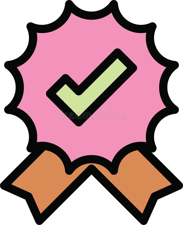 Purple Core Values Icon Set in One Color on White Background Stock ...