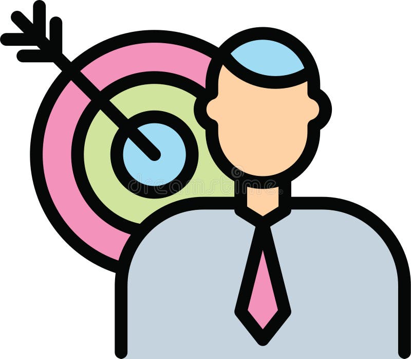 Purple Core Values Icon Set in One Color on White Background Stock ...