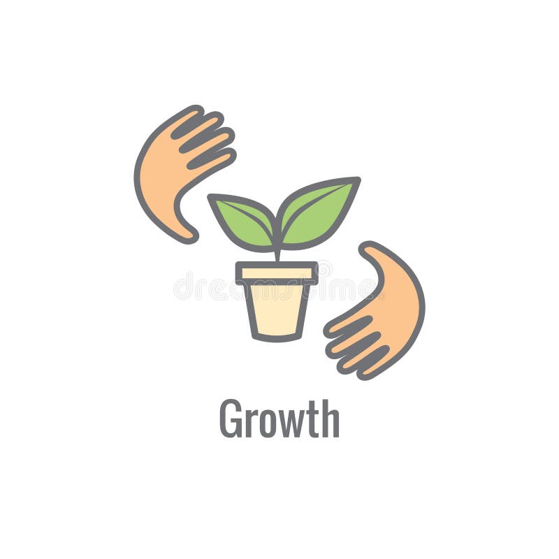 Core Values Icon with Value Driven Icon Describing Part of Core Values ...