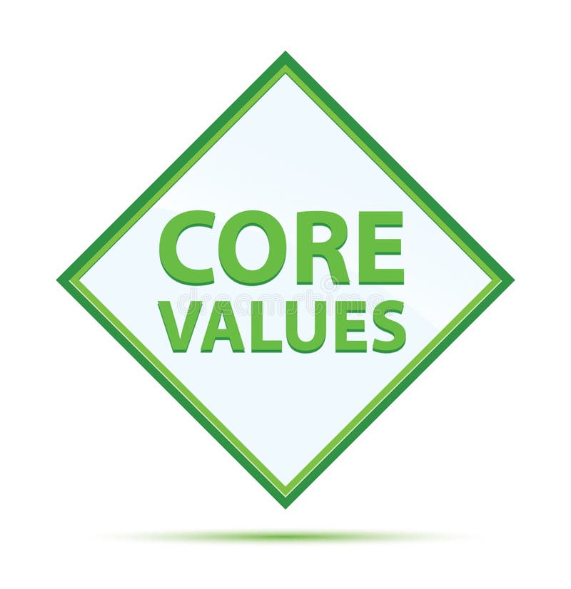 Core Values Red Banner Abstract Background Stock Illustration ...