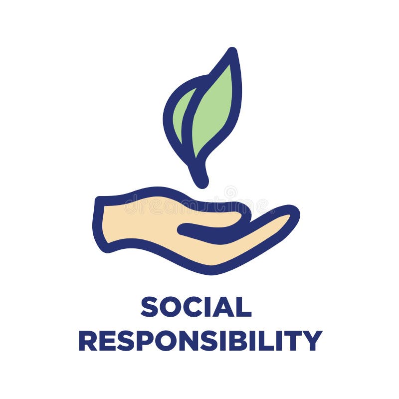 Core Values Outline / Line Icon Conveying a Specific Purpose Stock ...