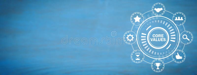 Core Values. Responsibility Ethics Business Concept Stock Image - Image ...