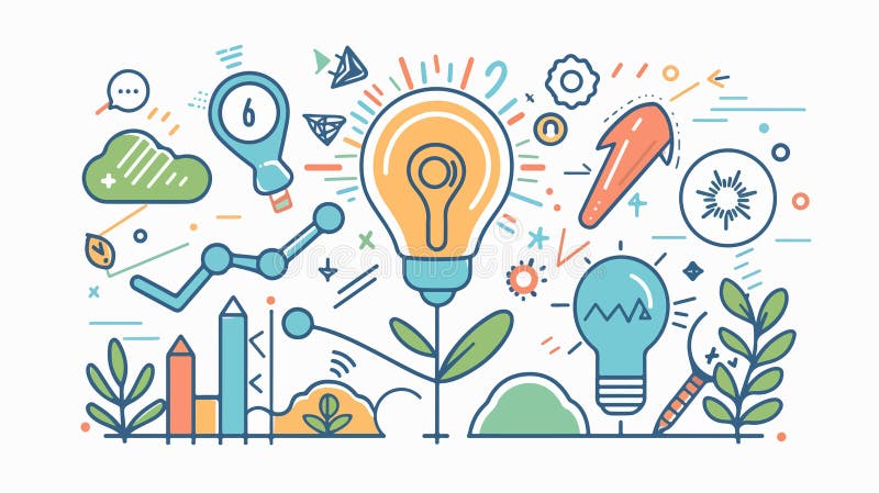 Core Values Thin Line Icons Set for Professional Presentations and ...