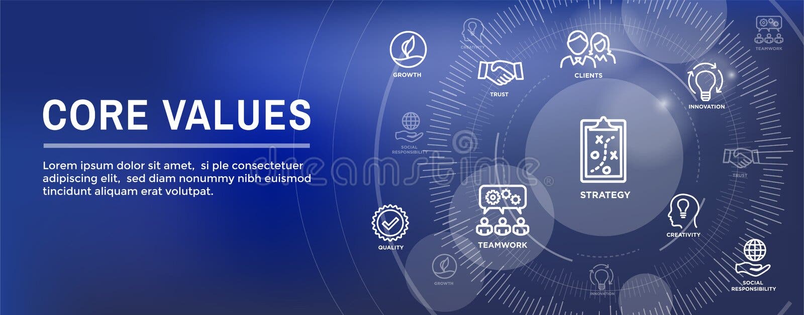 Core Value Banner Stock Illustrations – 640 Core Value Banner Stock ...