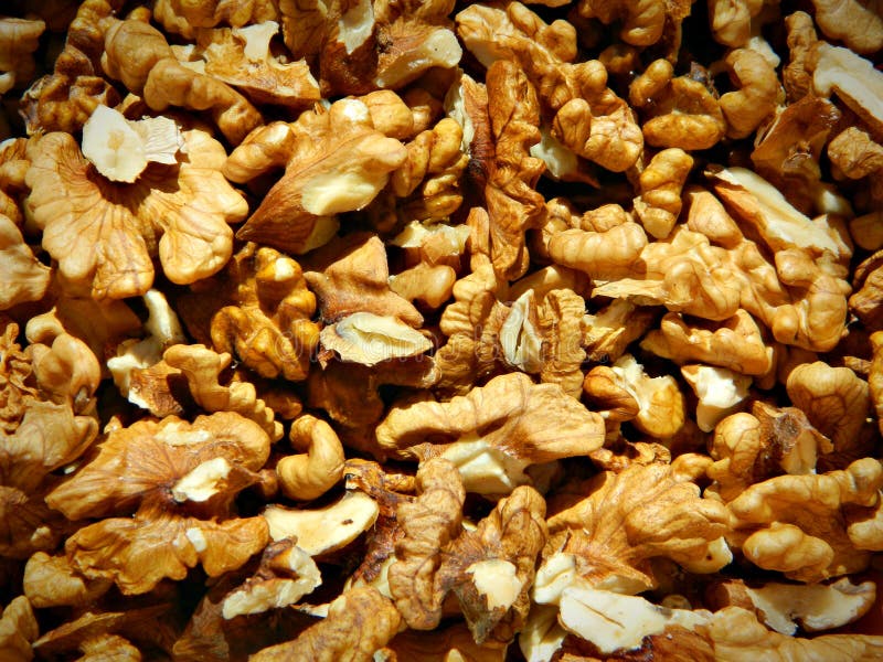 Core walnuts, close-up stock image. Image of core, diet - 156623691