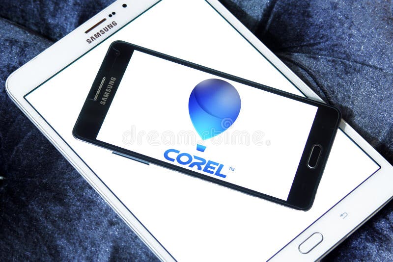Corel Corporation logo editorial photography. Image of computing ...