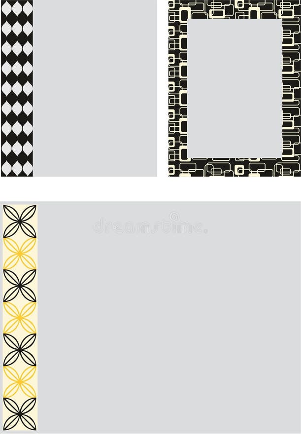 Floral Border Pattern Frame, Design Vector Illustration Stock Vector ...