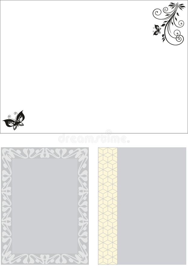 Led Mirror Glass Floral Border Pattern Frame, Design Vector ...