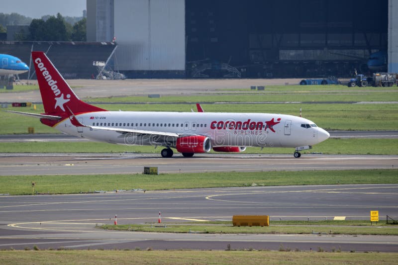 A Corendon Boeing Plane at Schiphol Airport the Netherlands 29-8-2024 ...