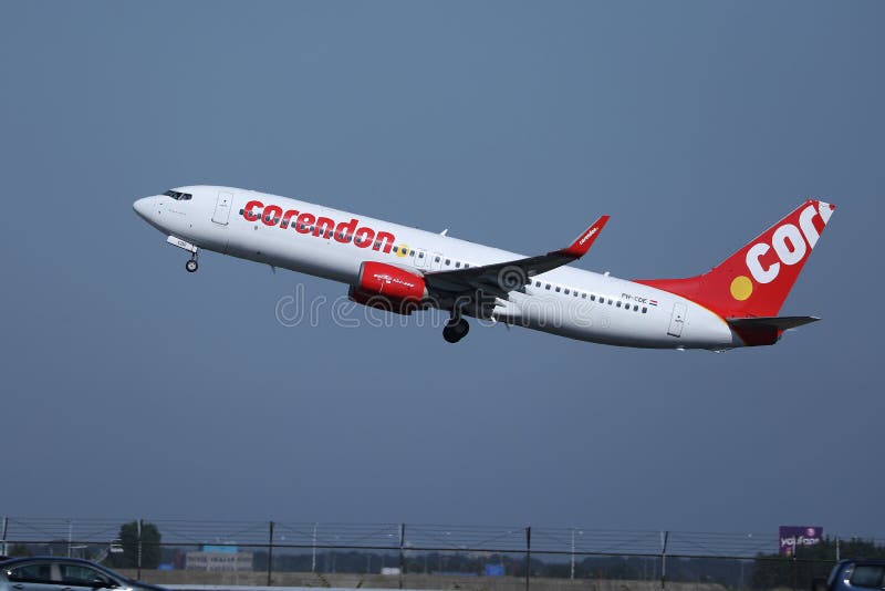 Corendon Plane Flying Up in the Sky Editorial Photo - Image of flights ...