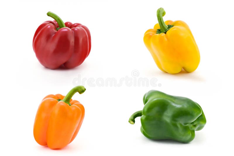 Cores da pimenta doce imagem de stock. Imagem de verde - 2662795