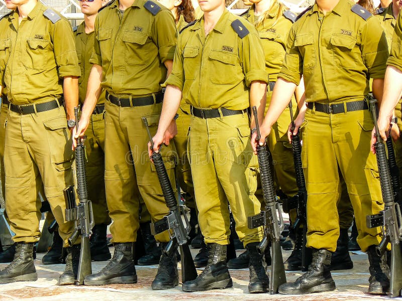 Cores de Israel imagem editorial. Imagem de tropas, uniforme - 114746805