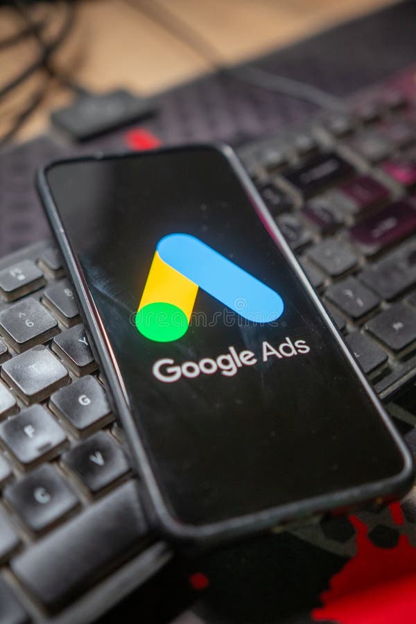 Google Ads Displayed on a Smartphone Screen Editorial Image - Image of ...