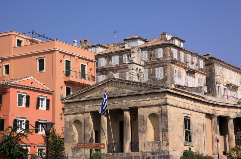 Corfu historical center stock image. Image of tourism - 23285837