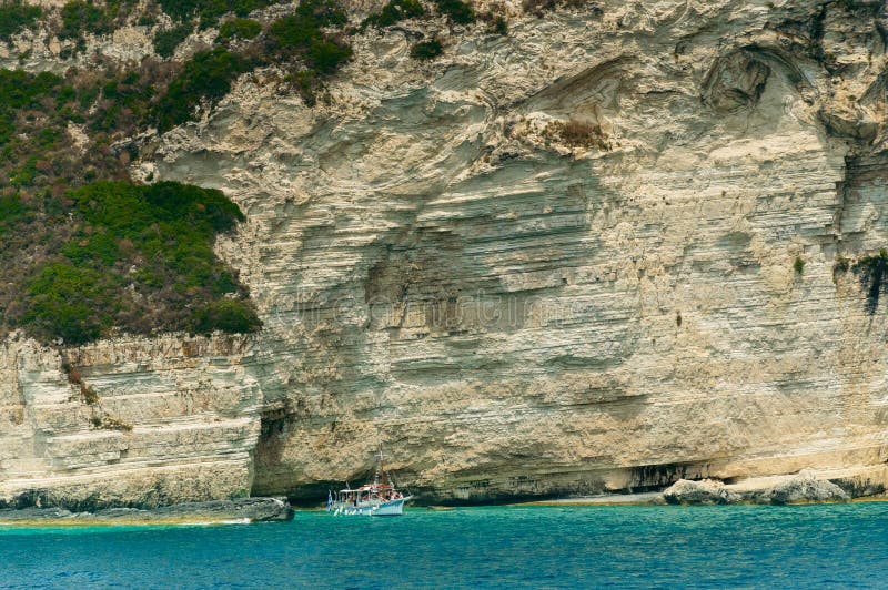 Corfu cliffs 3 stock image. Image of landscape, islands - 2112401