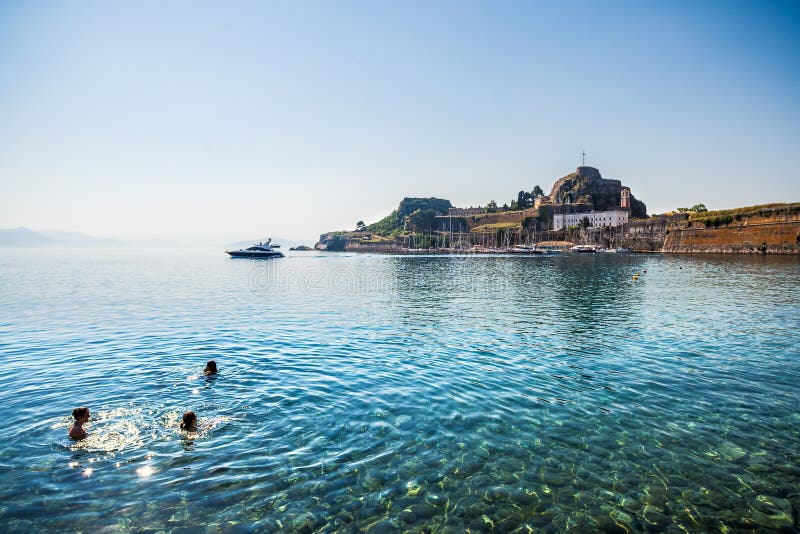 Corfu stock photo. Image of water, people, corfu, holidays - 62727658
