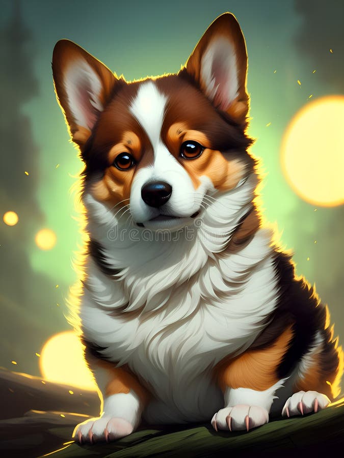 Corgi dog stock illustration. Illustration of corgi - 272271515