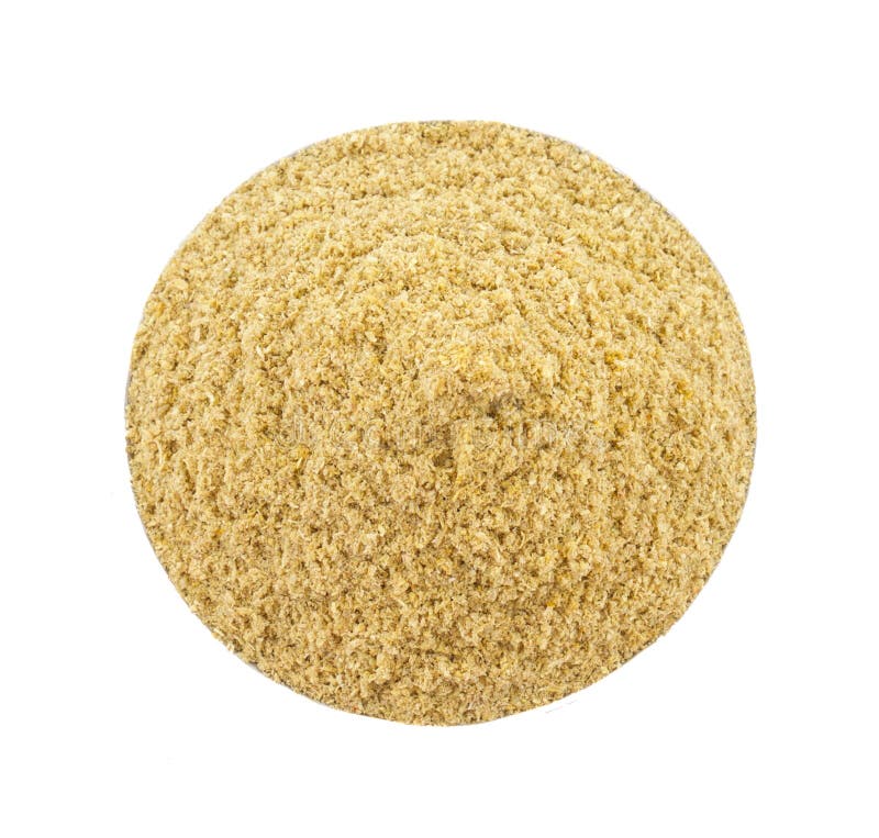 Coriander Powder or Dhaniya Powder on White Background Stock Image ...