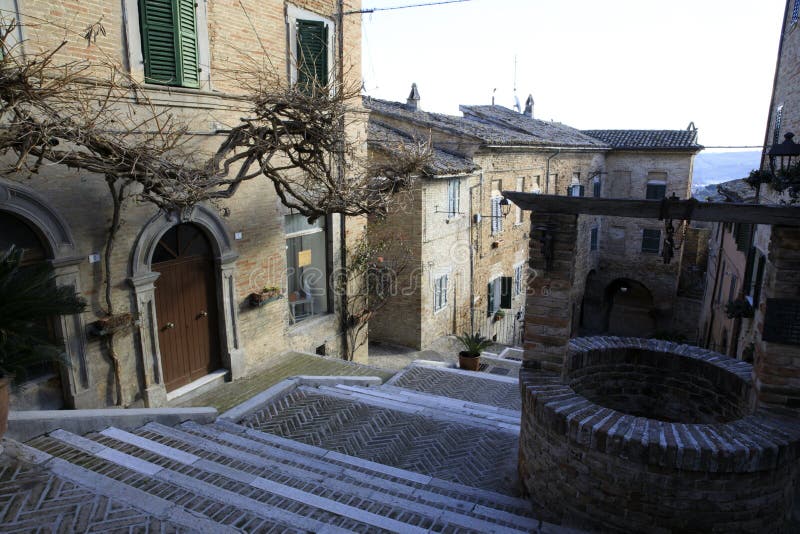 Corinaldo foto editorial. Imagen de anaranjado, italia - 138464486