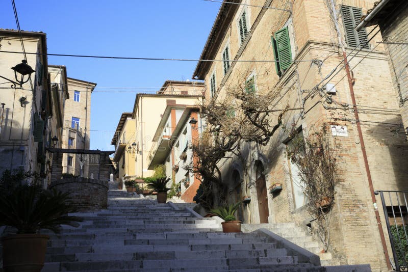 Corinaldo editorial stock photo. Image of village, town - 138464323