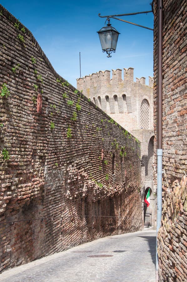 Corinaldo Marche Italie image stock. Image of important - 64254601