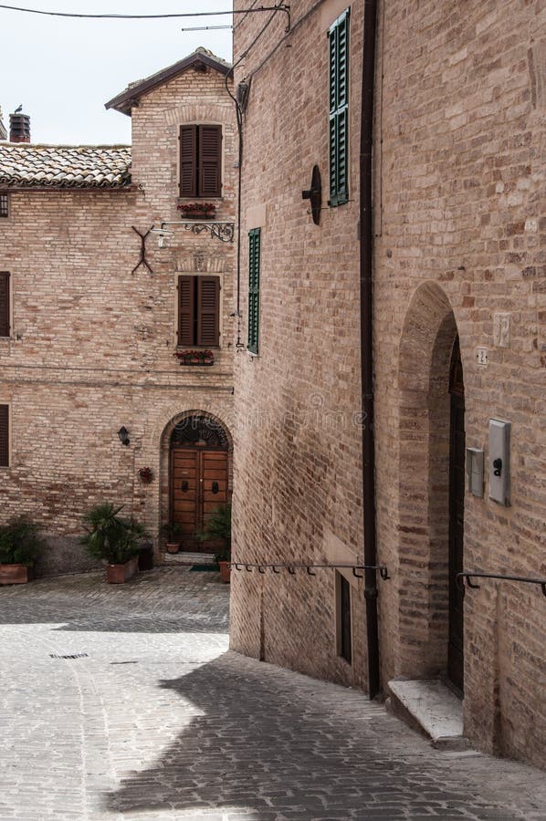 Corinaldo Marche Italie photo stock. Image du madone - 64254346