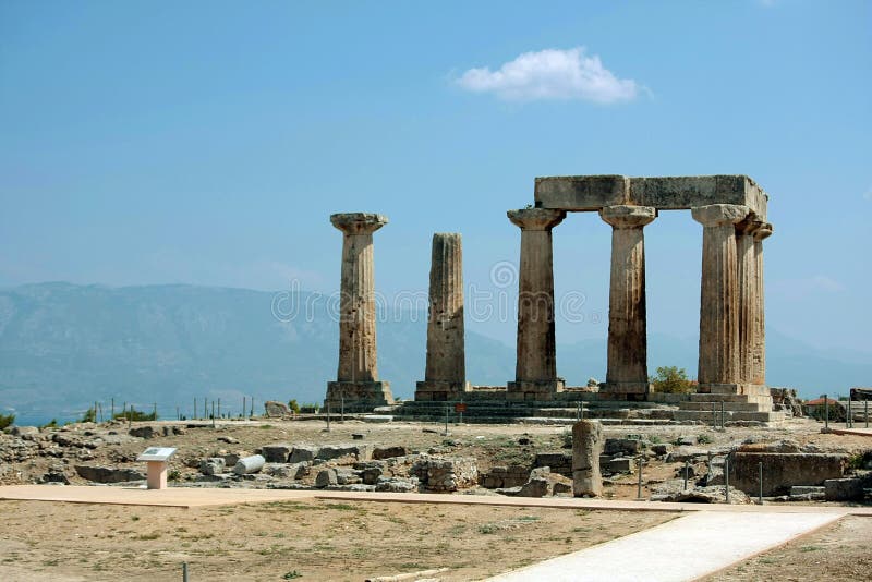 Corinth in Greece stock photo. Image of corinth, history - 14683322
