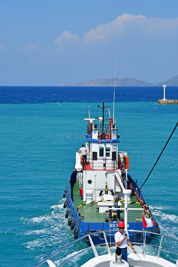 Corinth Greece - August 30 2022 : Picturesque Canal Editorial ...