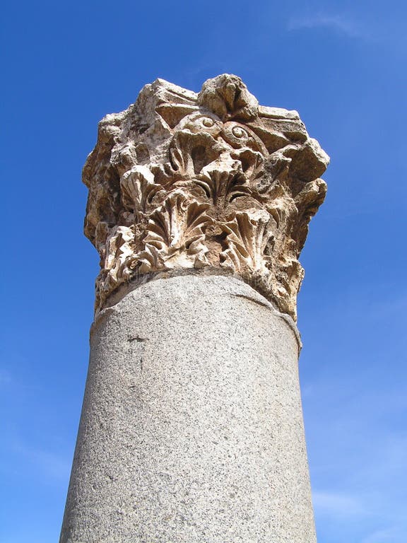 Corinthian column 2 stock photo. Image of history, ancient - 3679306
