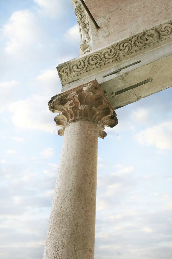 Corinthian column stock image. Image of geometry, outside - 25409193