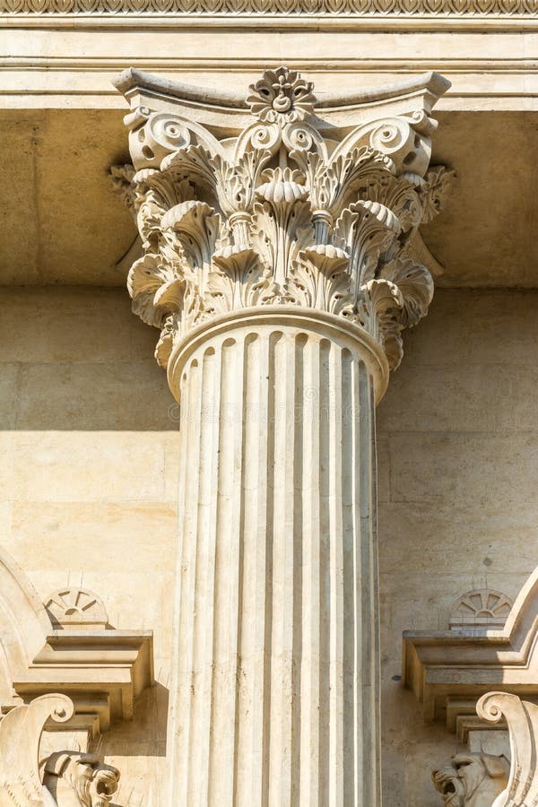 Corinthian Column Close Up stock photo. Image of greece - 38998406