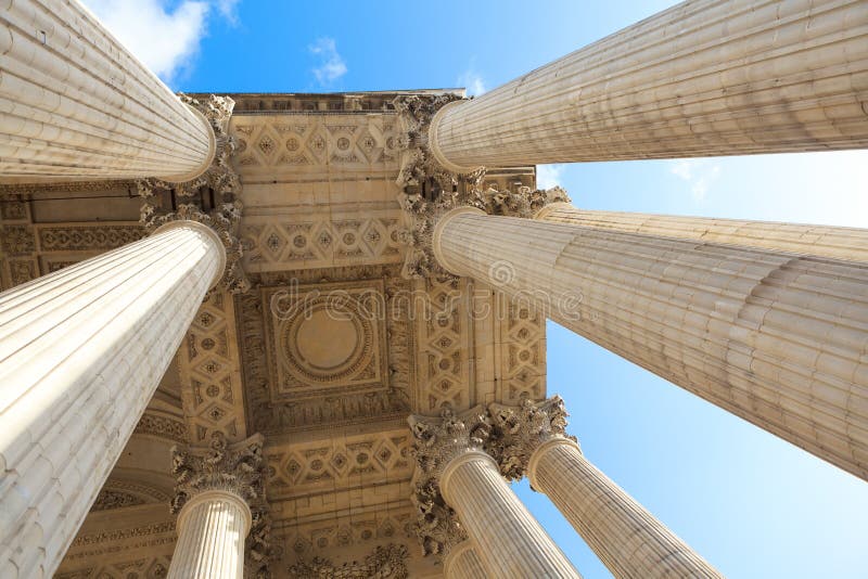Corinthian Columns stock image. Image of marble, decoration - 236487597