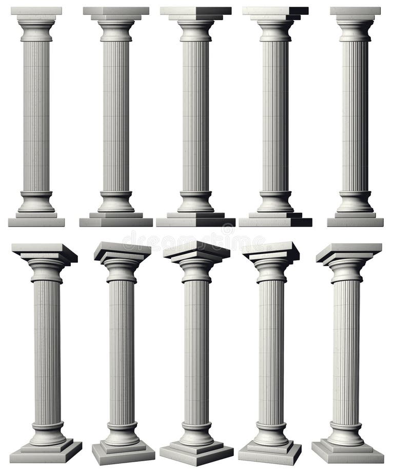 Statue Pillars Stock Illustrations – 582 Statue Pillars Stock ...
