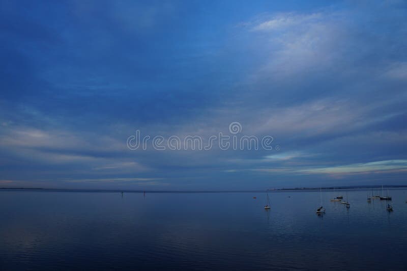 Corio Bay Sunset stock image. Image of sunset, corio - 66389719