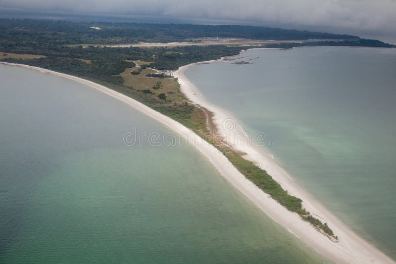 Corisco´s Island stock image. Image of equatorial, aerial - 52592179