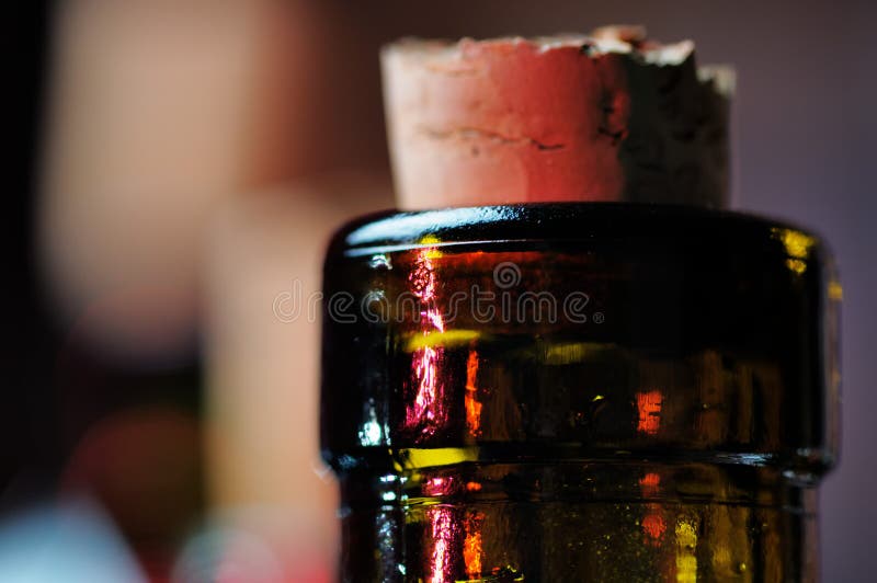 Cork. stock photo. Image of brown, bottle, vodka, alcohol - 5611050