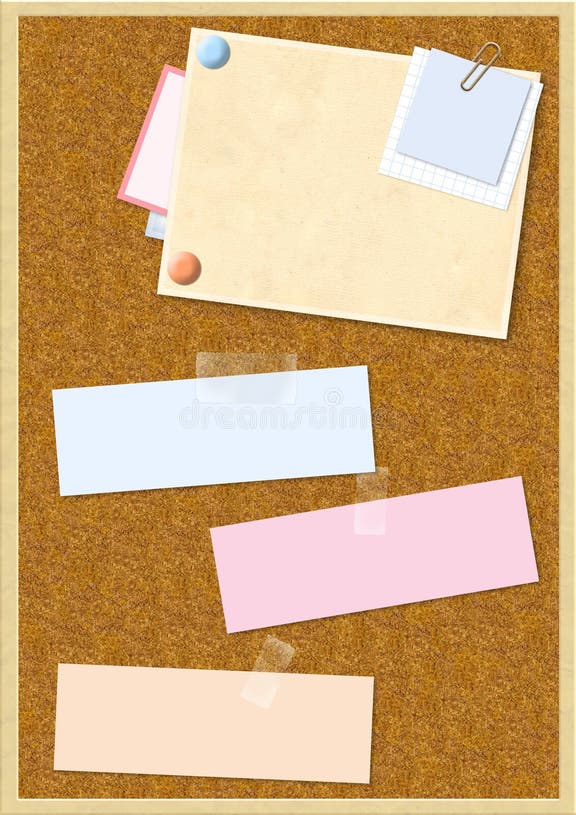 Cork board stock illustration. Illustration of rusty - 28760246