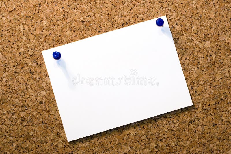 Cork board stock image. Image of office, note, message - 846509