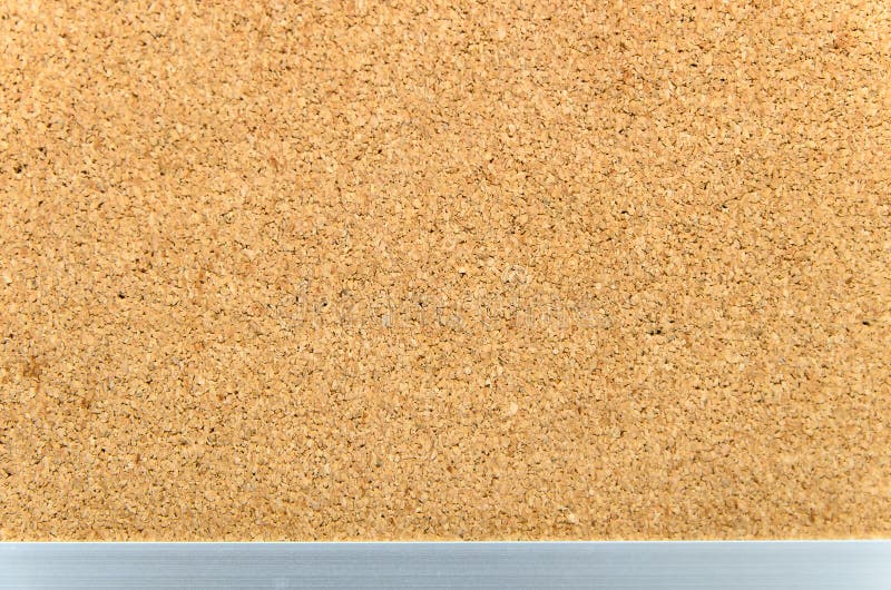 Cork Board with Aluminium Border As Texture Stock Image - Image of ...