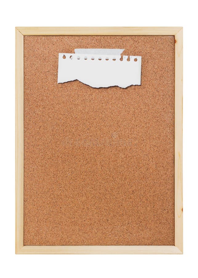 Cork Board with Blank Paper Notes Stock Photo - Image of bulletin ...