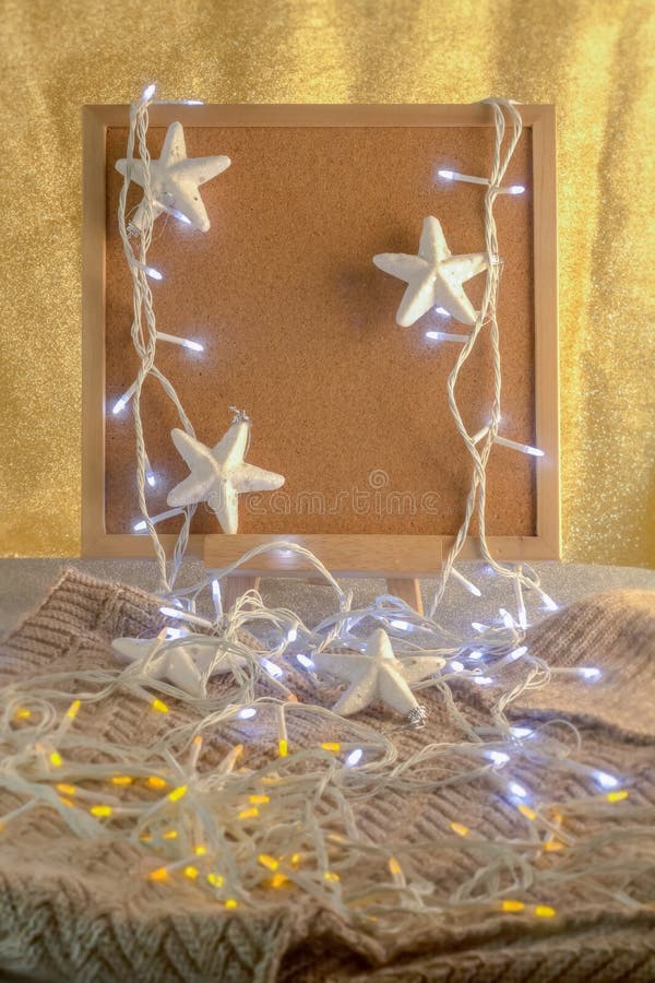 Cork Board with Christmas Concept Stock Photo - Image of shape, text ...